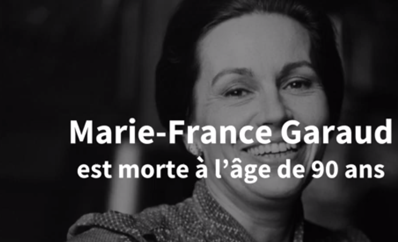 Disparition de Marie-France Garaud, la dernière souverainiste - Égalité ...